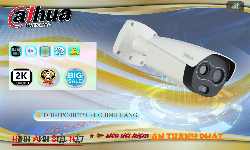 DHI-TPC-BF2241-T sắc nét Dahua Camera Wifi Cửa Hàng